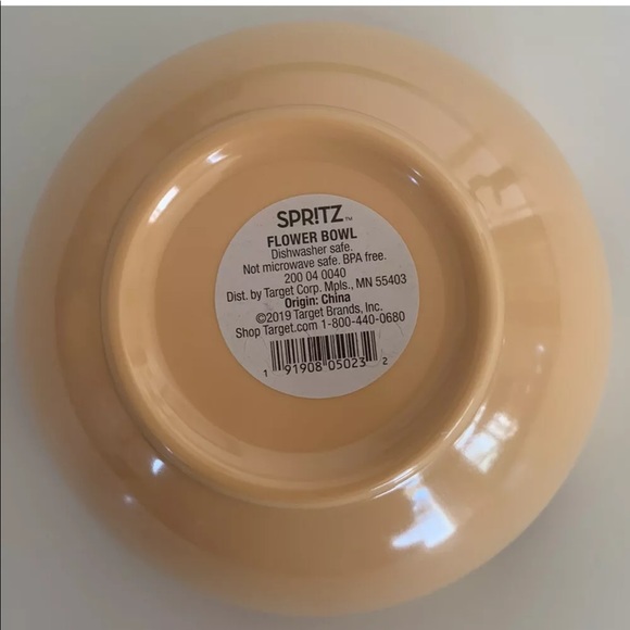 Spritz | Kitchen | 4 Set Spritz Flower Bowl Tulip Pastel Peach New ...